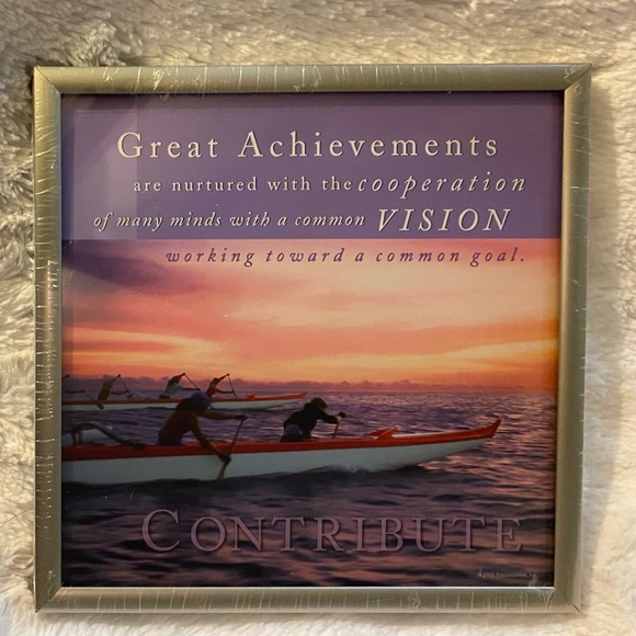 Successories | Office | Vintage Successories Motivational Contribute ...